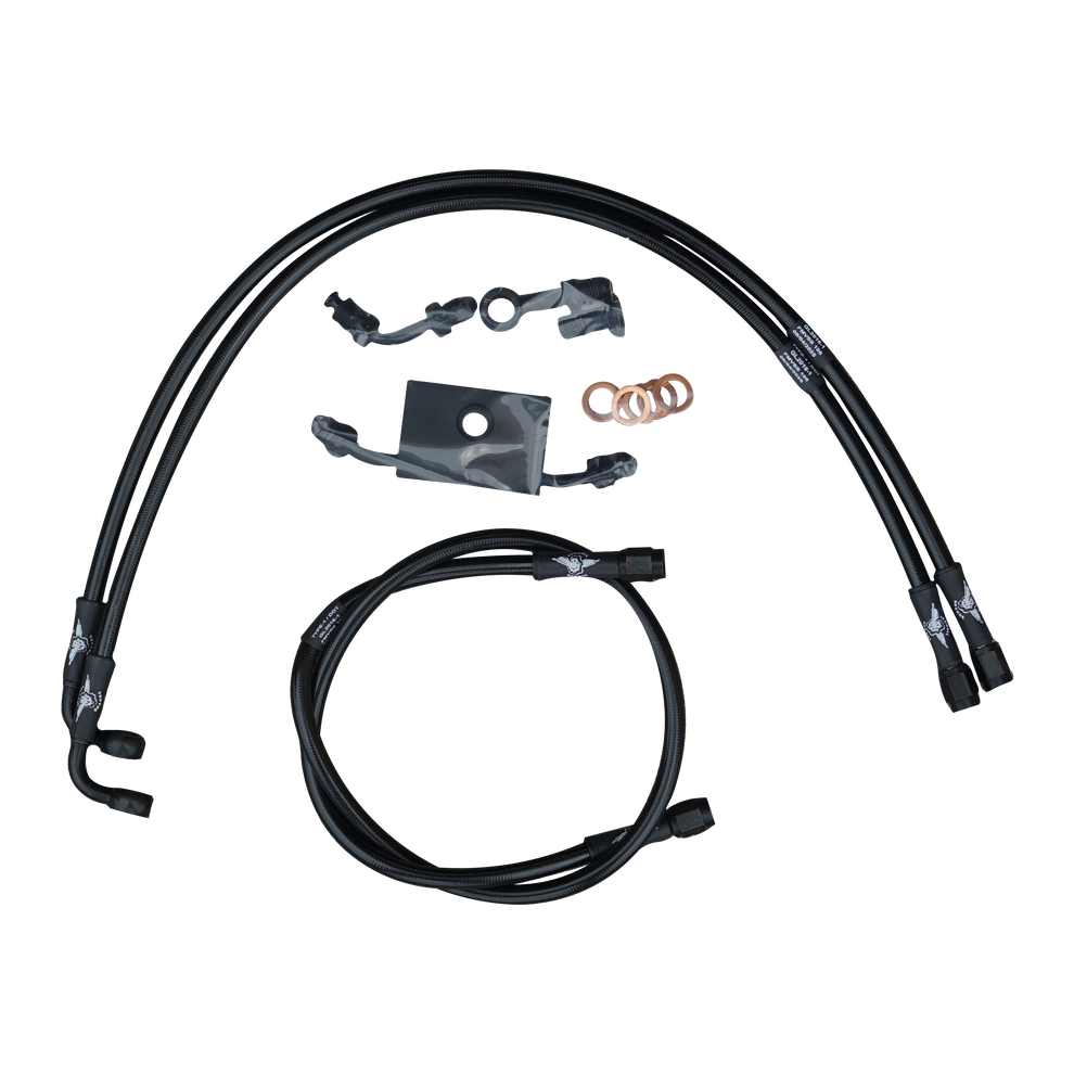Softail Steel Braided Brake Line Kits for ABS – Lyndall Brakes